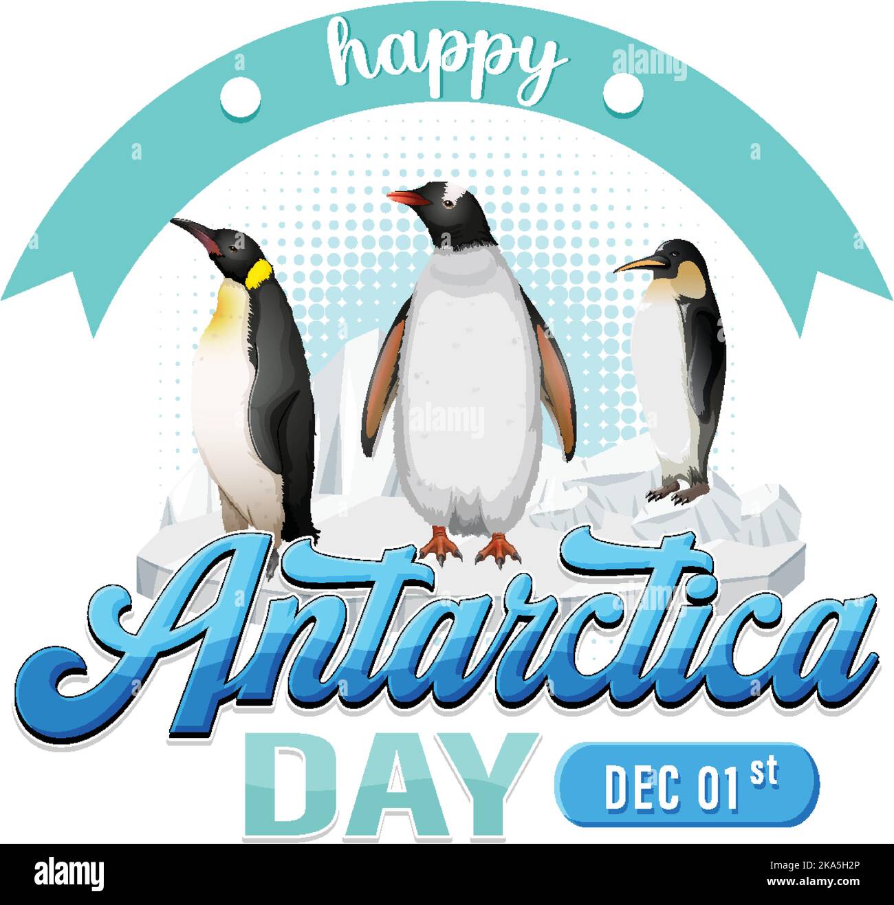 Poster penguin image Cut Out Stock Images & Pictures - Alamy