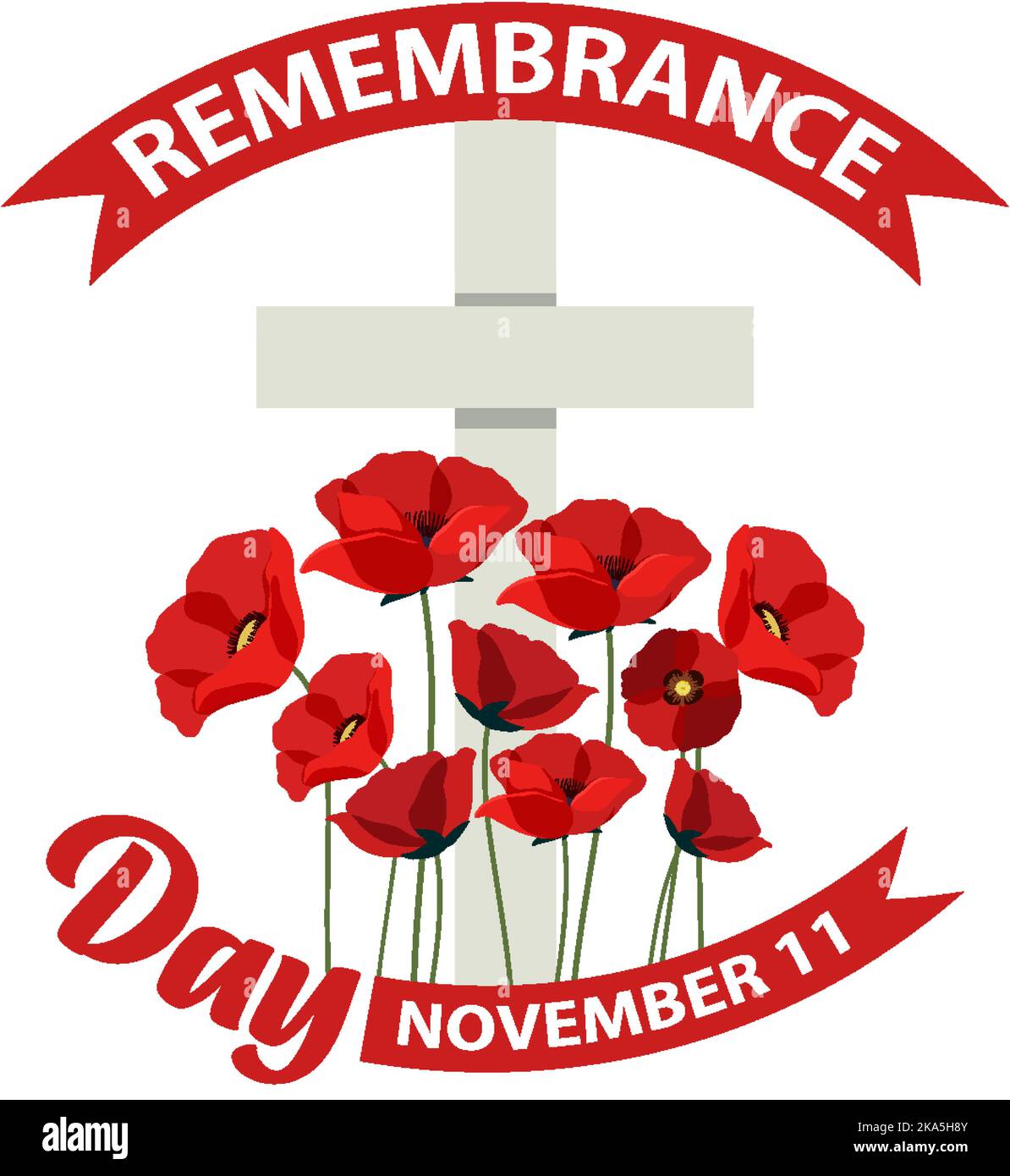 Remembrance day poster design illustration Stock Vector Image & Art - Alamy