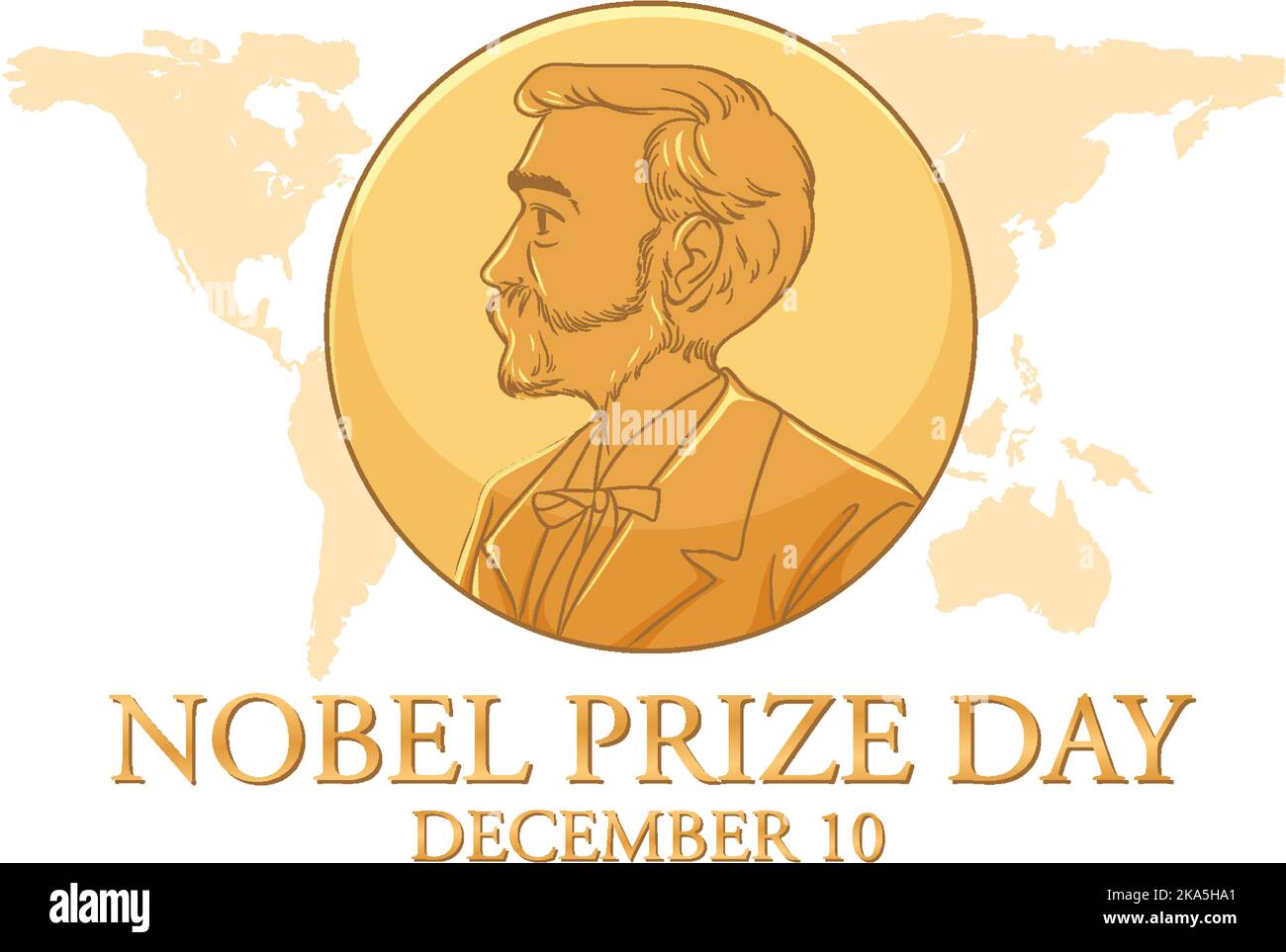 Nobel Prize Day Banner Design illustration Stock Vector Image & Art - Alamy