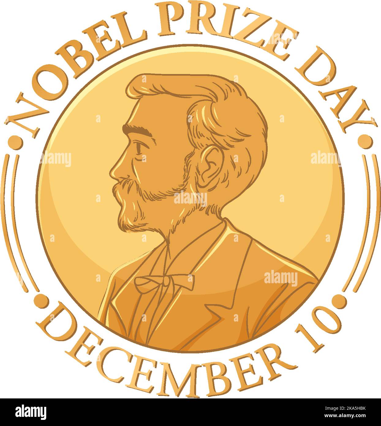 Nobel Prize Day Banner Design illustration Stock Vector Image & Art - Alamy