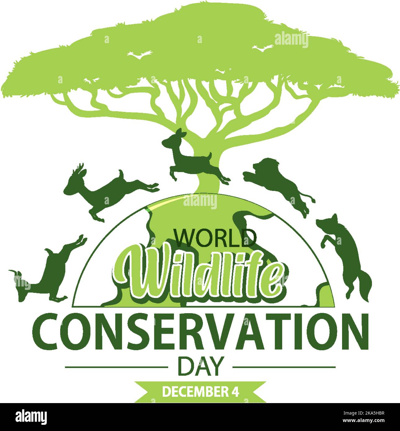 World Wildlife Conservation Day Banner Design illustration Stock Vector ...