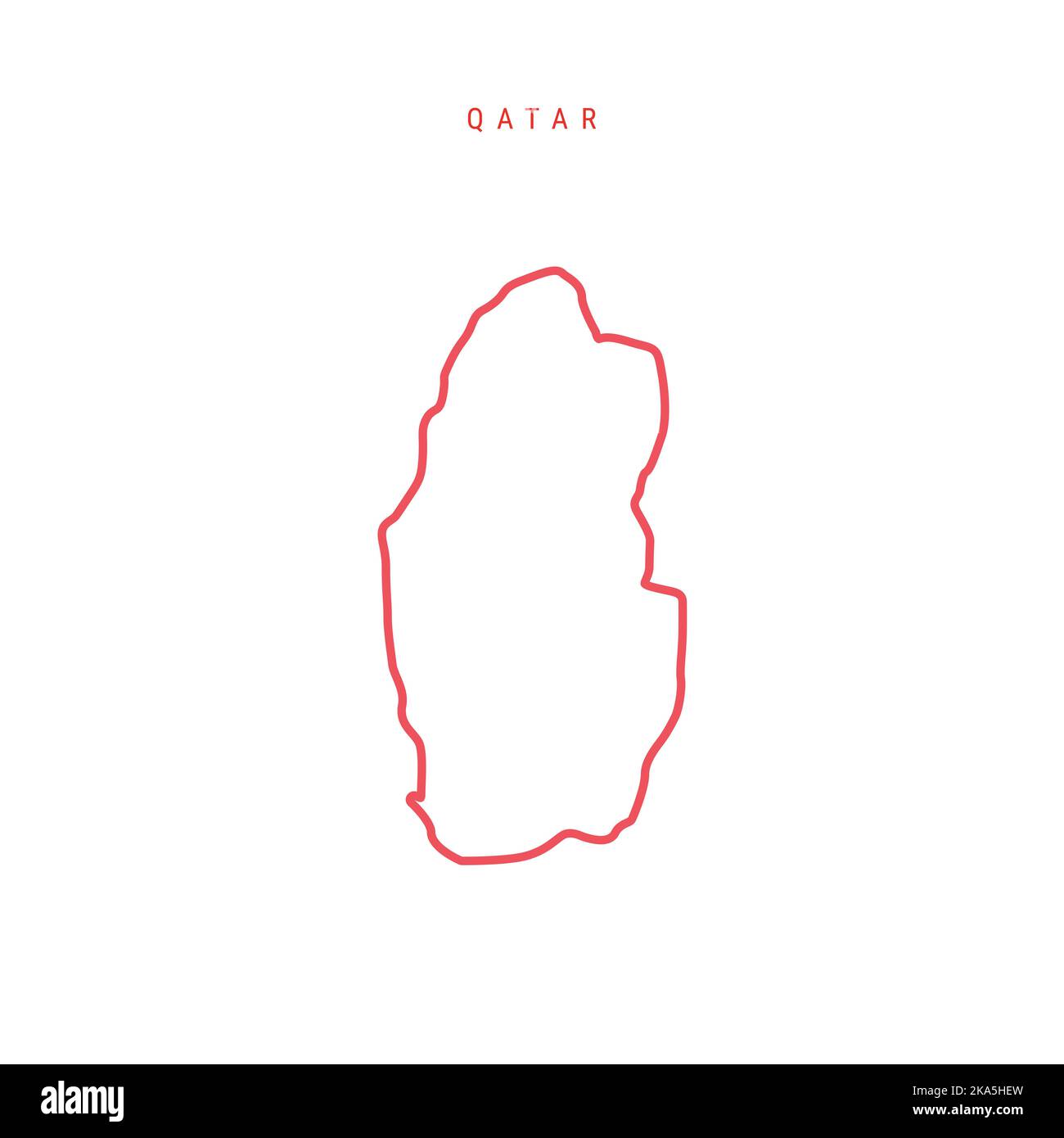 Blank Map Of Qatar Qatar Outline Map Names