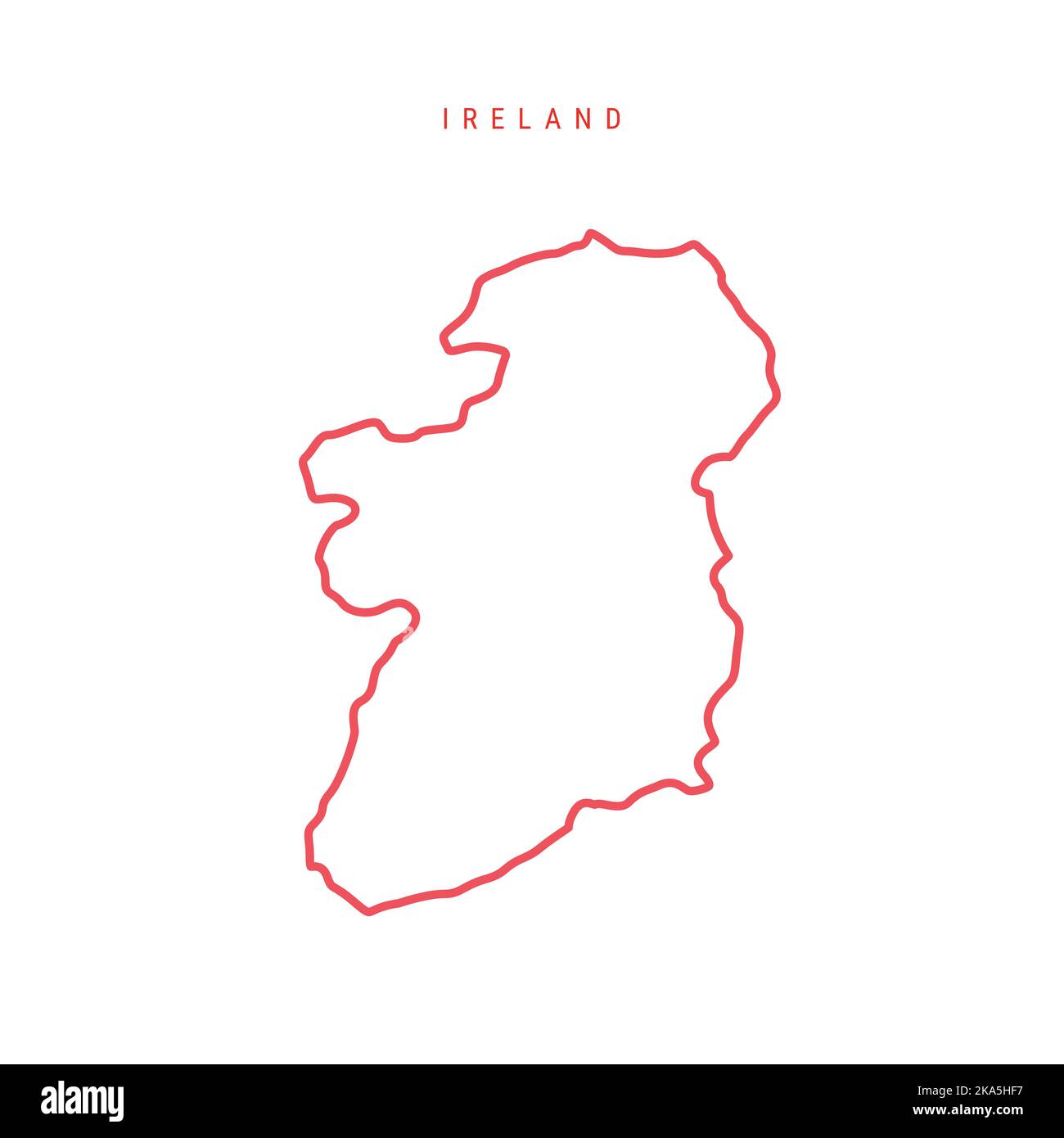 Ireland Outline Tattoos