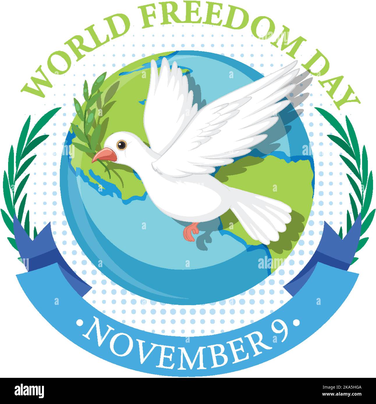 World freedom day postr template illustration Stock Vector Image & Art ...