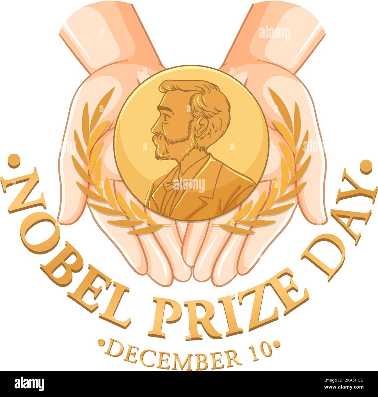 Nobel Prize Day Banner Design illustration Stock Vector Image & Art - Alamy