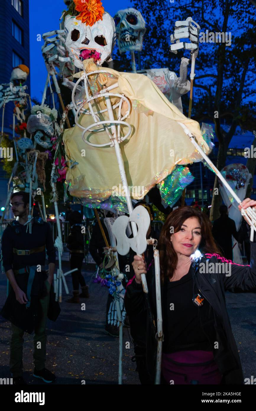 New York, NY, USA. 31st Oct, 2022. The annual Greenwich Village ...
