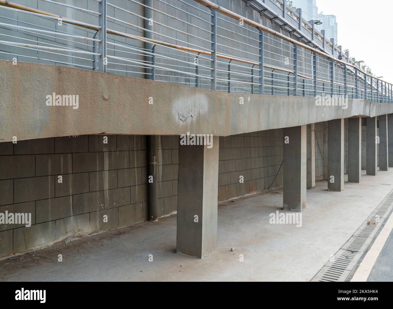 A wheelchair ramp, an inclined plane installed in addition to or ...