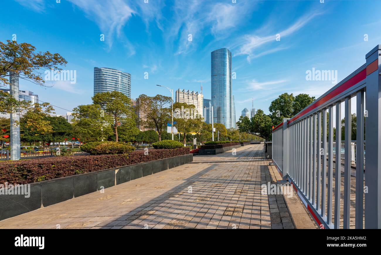 China Guangzhou City Plaza, built-up city center Stock Photo - Alamy