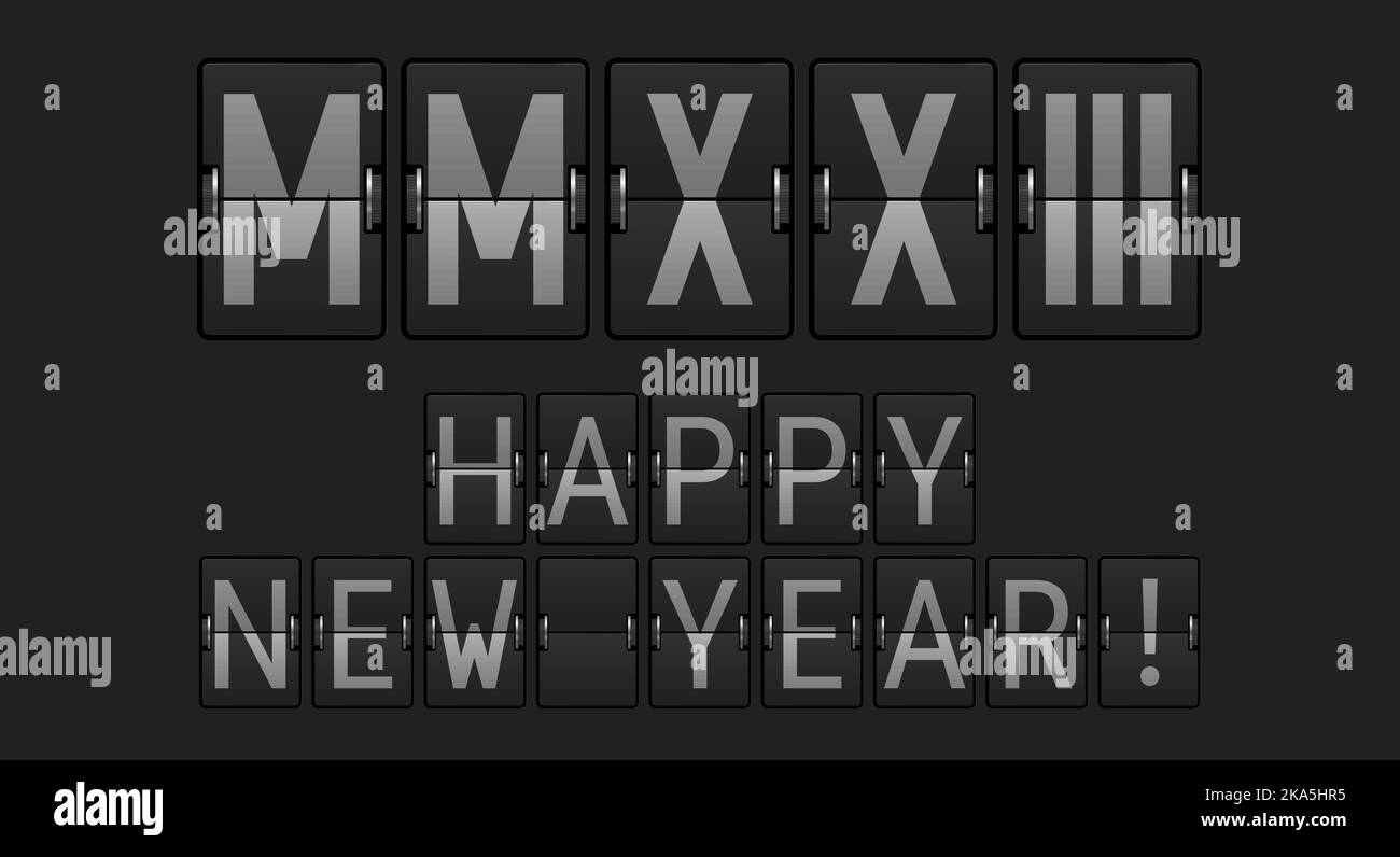 2023 roman numerals hi-res stock photography and images - Alamy