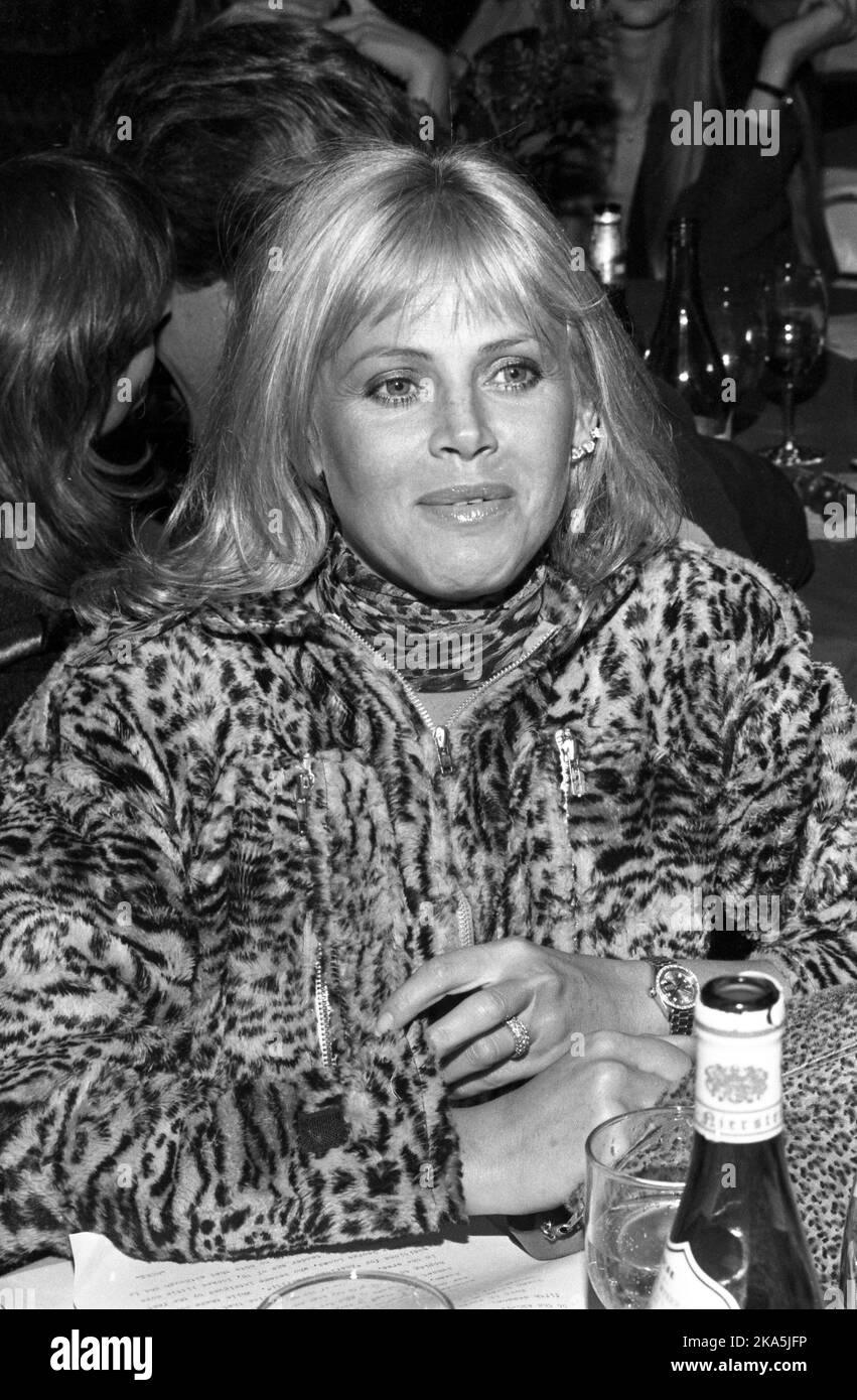 Britt Ekland at Harmony Performance on March 19, 1981 in Hollywood ...