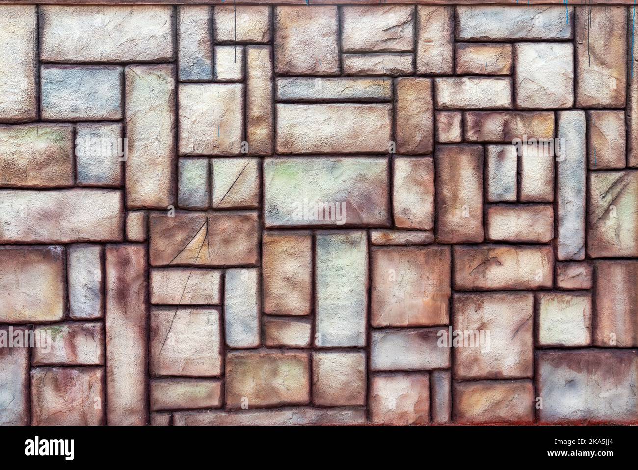 Modern brick wall texture for background Stock Photo - Alamy