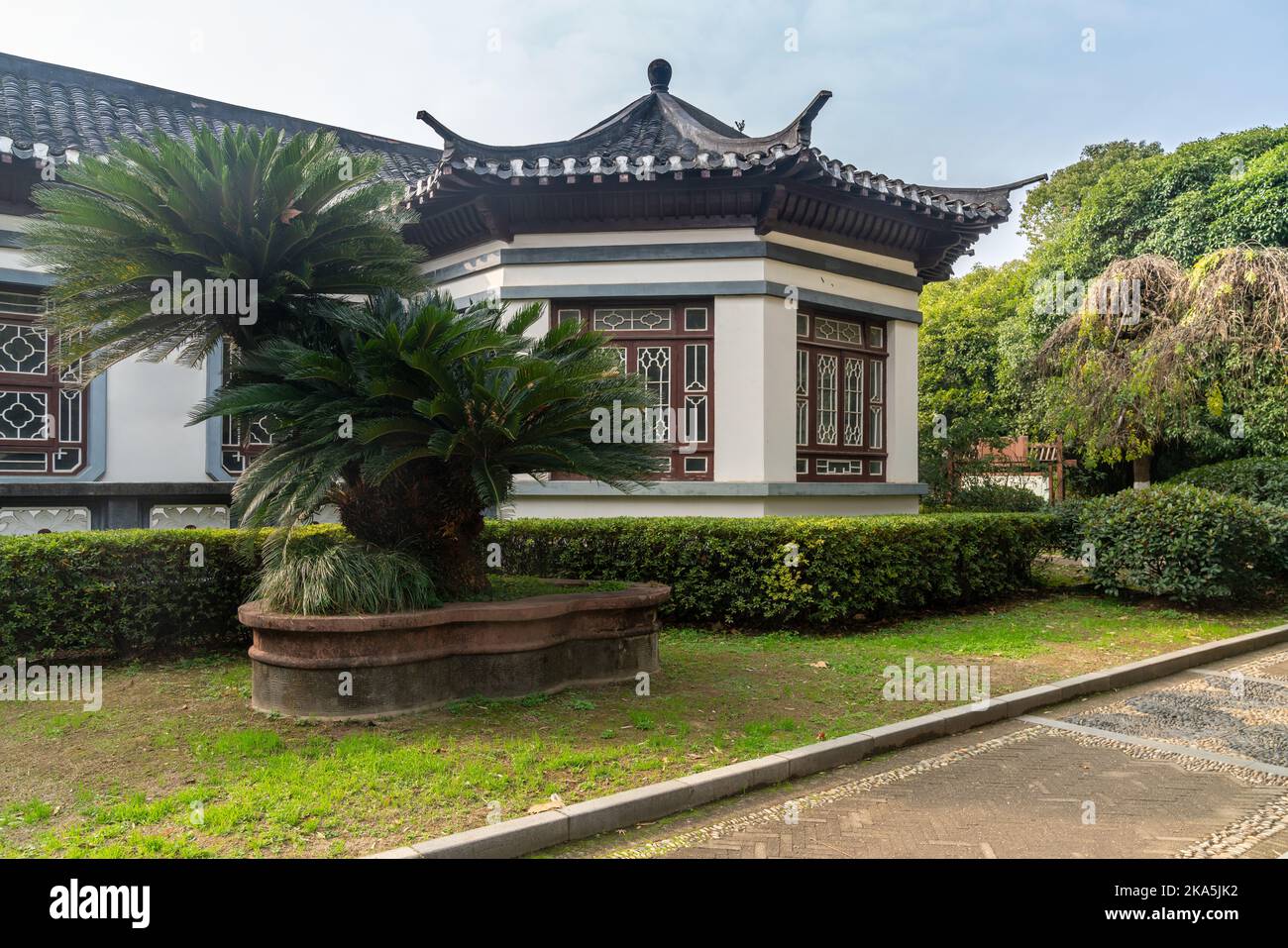 garden of southern Changjiang delta in China Stock Photo - Alamy
