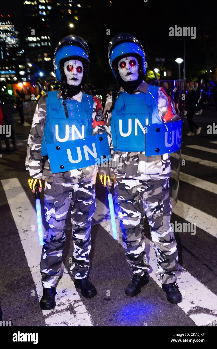 New York, NY, USA. 31st Oct, 2022. The annual Greenwich Village ...
