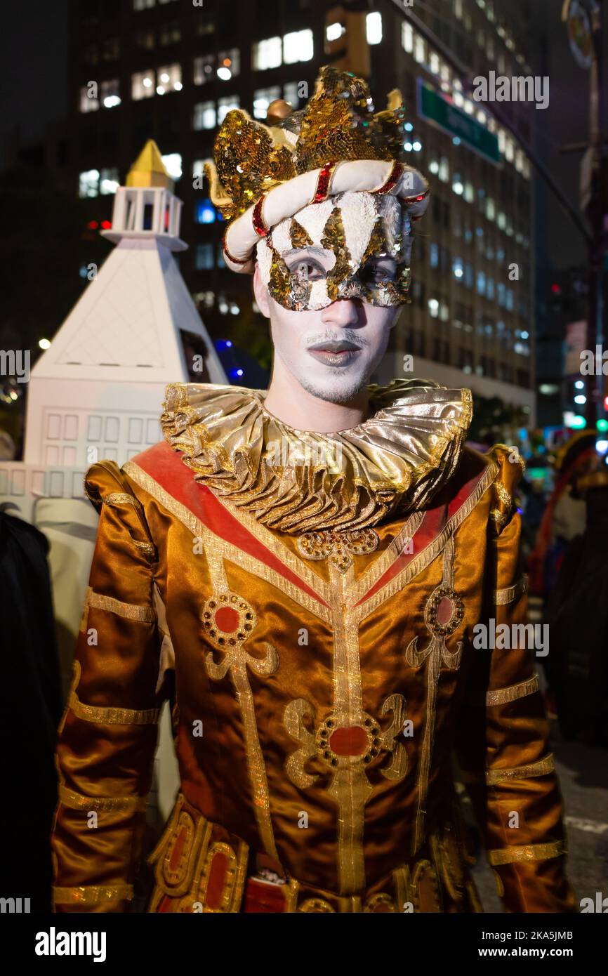 New York, NY, USA. 31st Oct, 2022. The annual Greenwich Village ...
