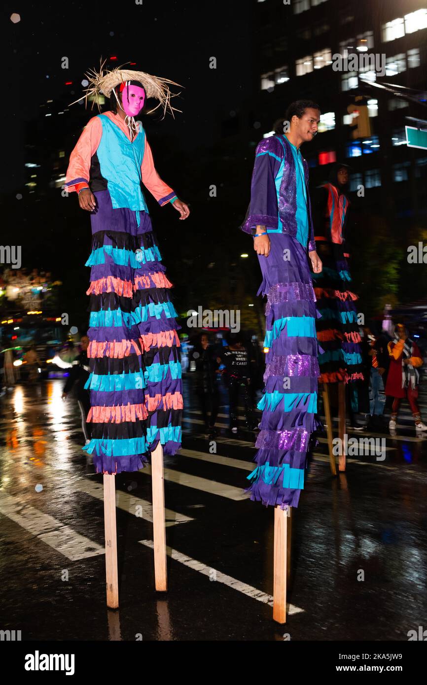 New York, NY, USA. 31st Oct, 2022. The annual Greenwich Village ...