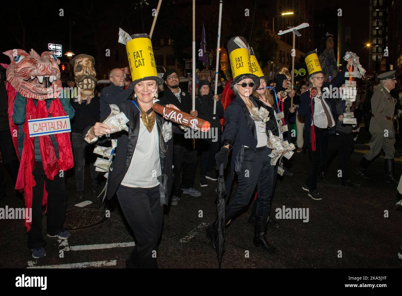 Revelers celebrate New York City’s 49th Annual Village Halloween Parade ...