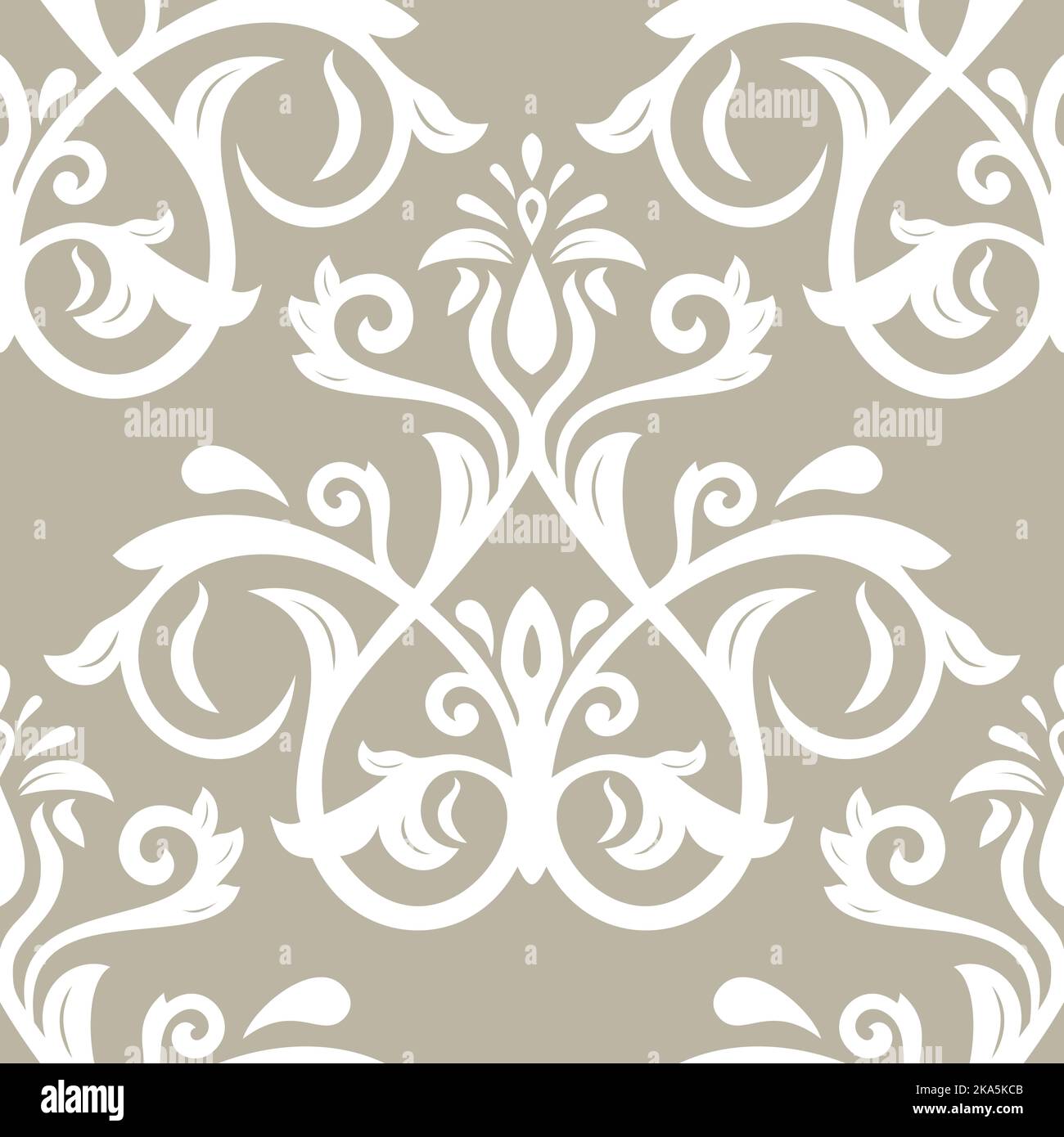 Orient classic white pattern. Seamless abstract background with vintage ...