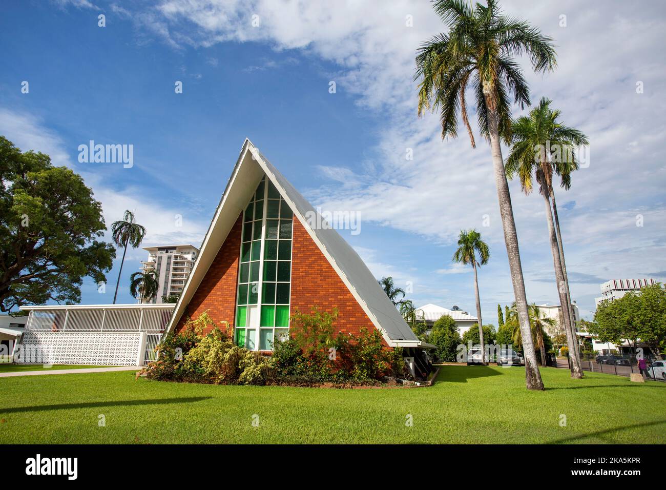 Modern building of the Seventh-day Adventist Church in Darwin, Northern ...