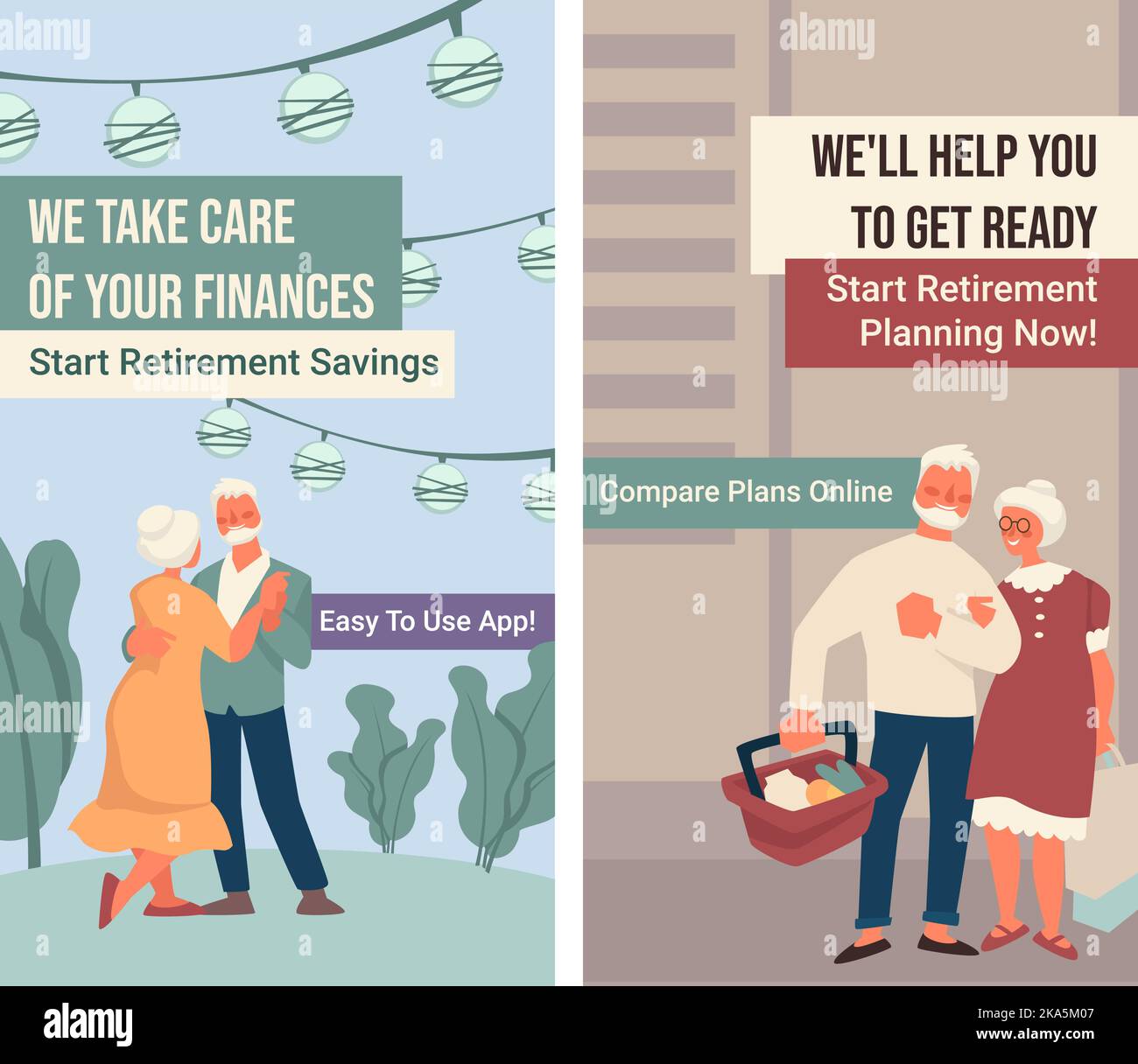 Retirement planning calculator Stock Vector Images - Alamy