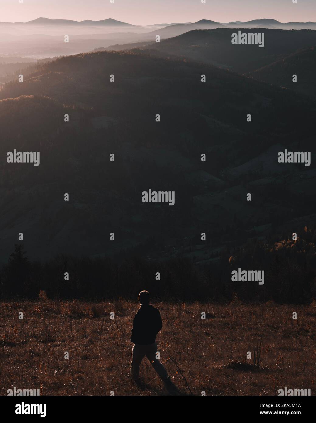 Breathtaking landscape man hi-res stock photography and images - Alamy