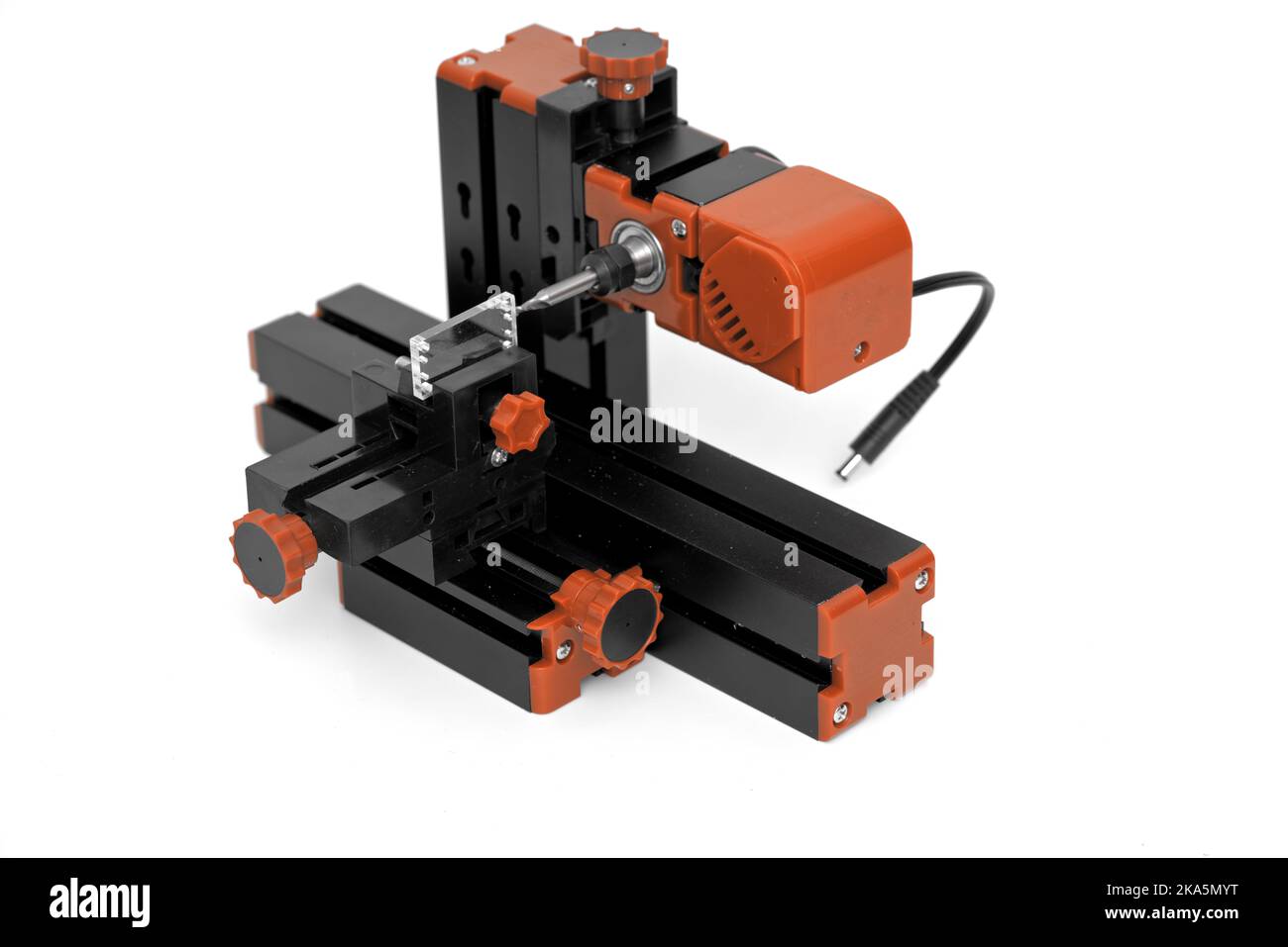 Milling machine spindle Cut Out Stock Images & Pictures - Alamy