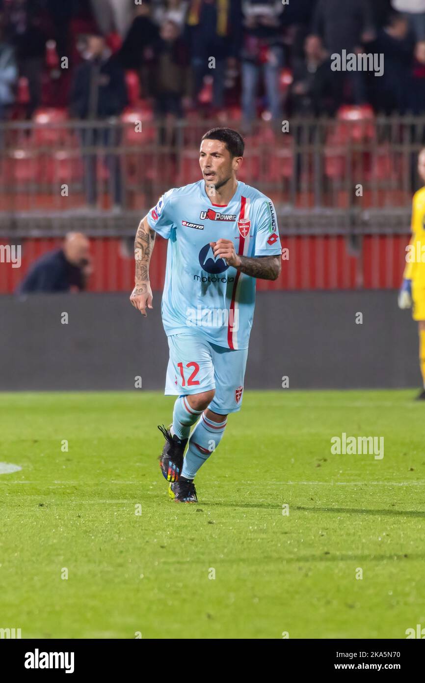 Monza, Italy. 31st Oct, 2022. Stefano Sensi of AC Monza seen in action ...