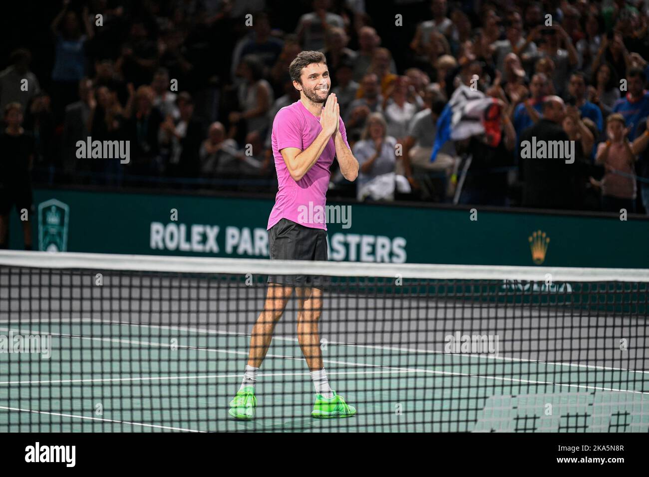 Paris, France. October 31, 2022, Gilles Simon v Andy Murray (not seen ...