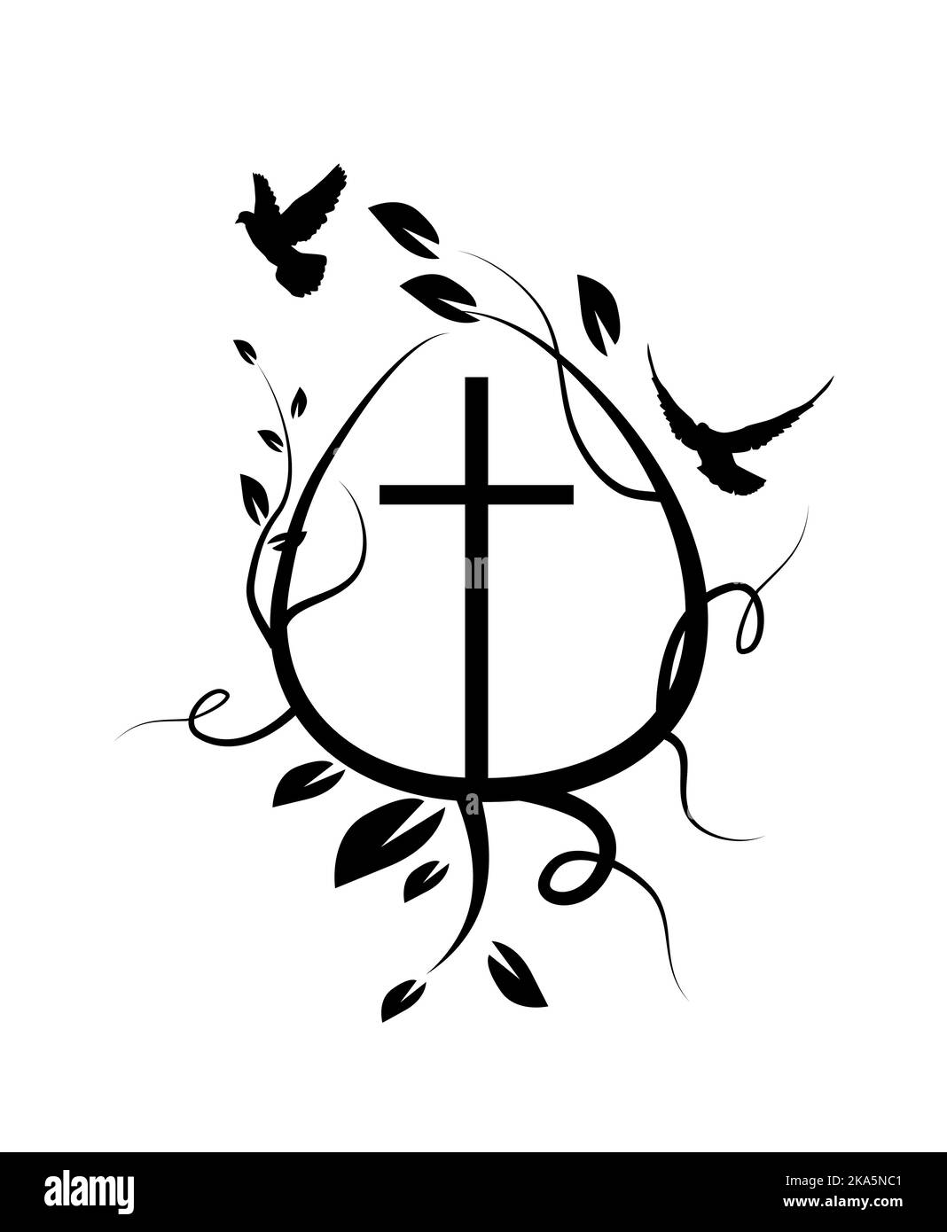 Jesus christ bird Black and White Stock Photos & Images - Alamy