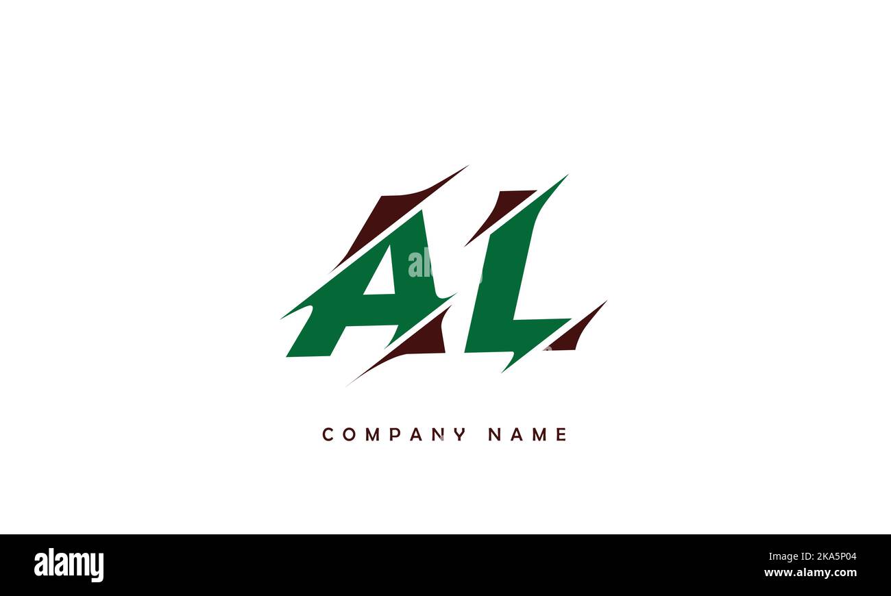 AL, LA Abstract Letters Logo Monogram Stock Vector Image & Art - Alamy