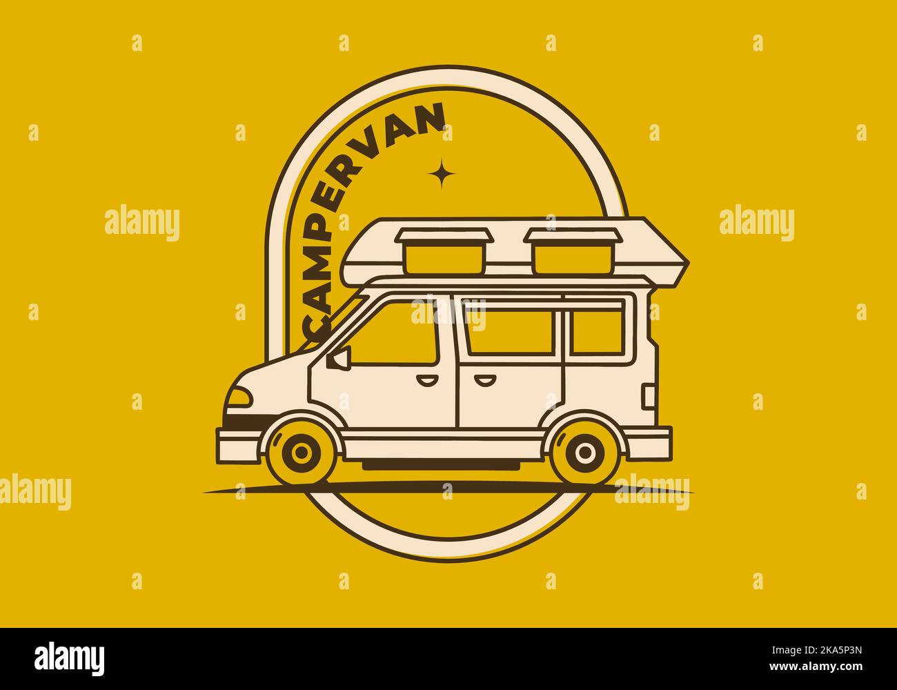Vintage van life Stock Vector Images - Alamy