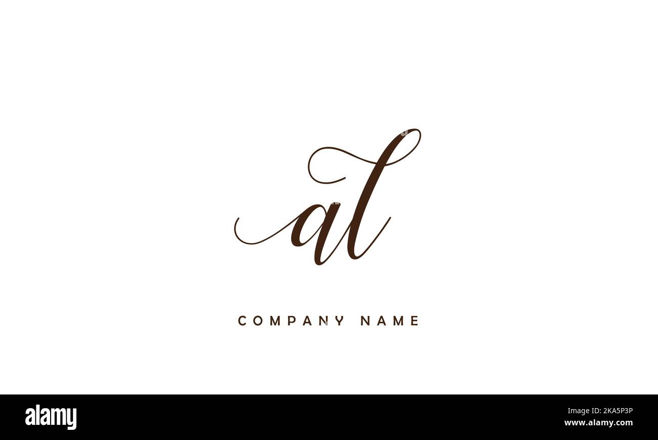 AL, LA Abstract Letters Logo Monogram Stock Vector Image & Art - Alamy