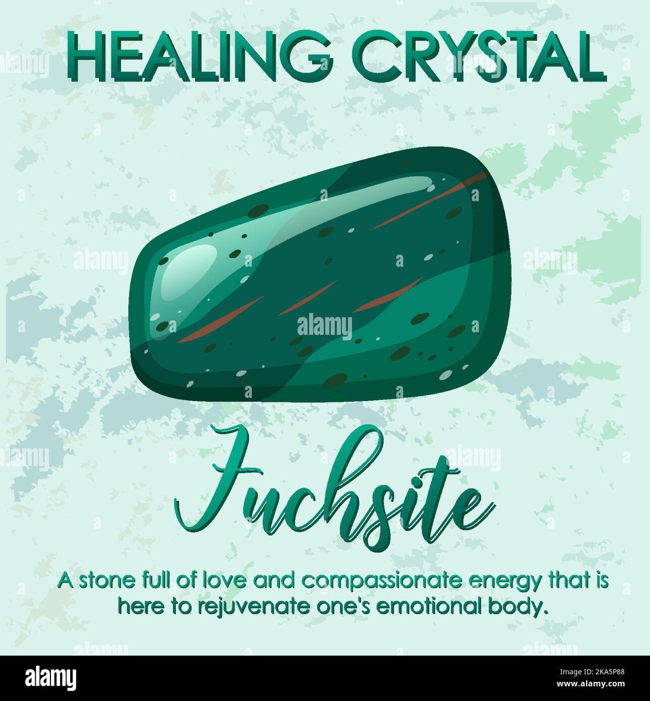 Fuchsite stone with text illustration Stock Vector Image & Art - Alamy
