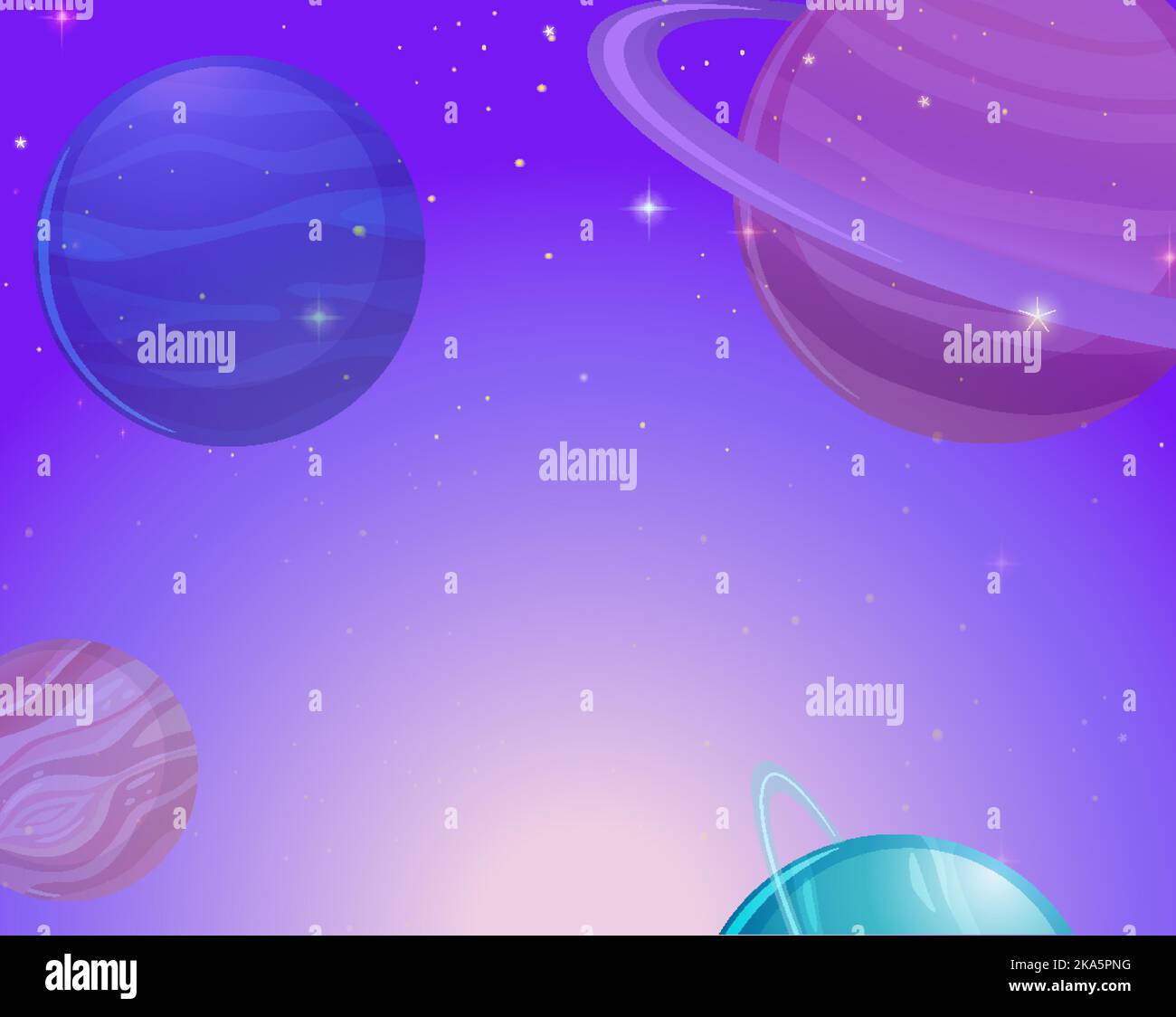 Outer space background wallpaper illustration Stock Vector Image & Art ...