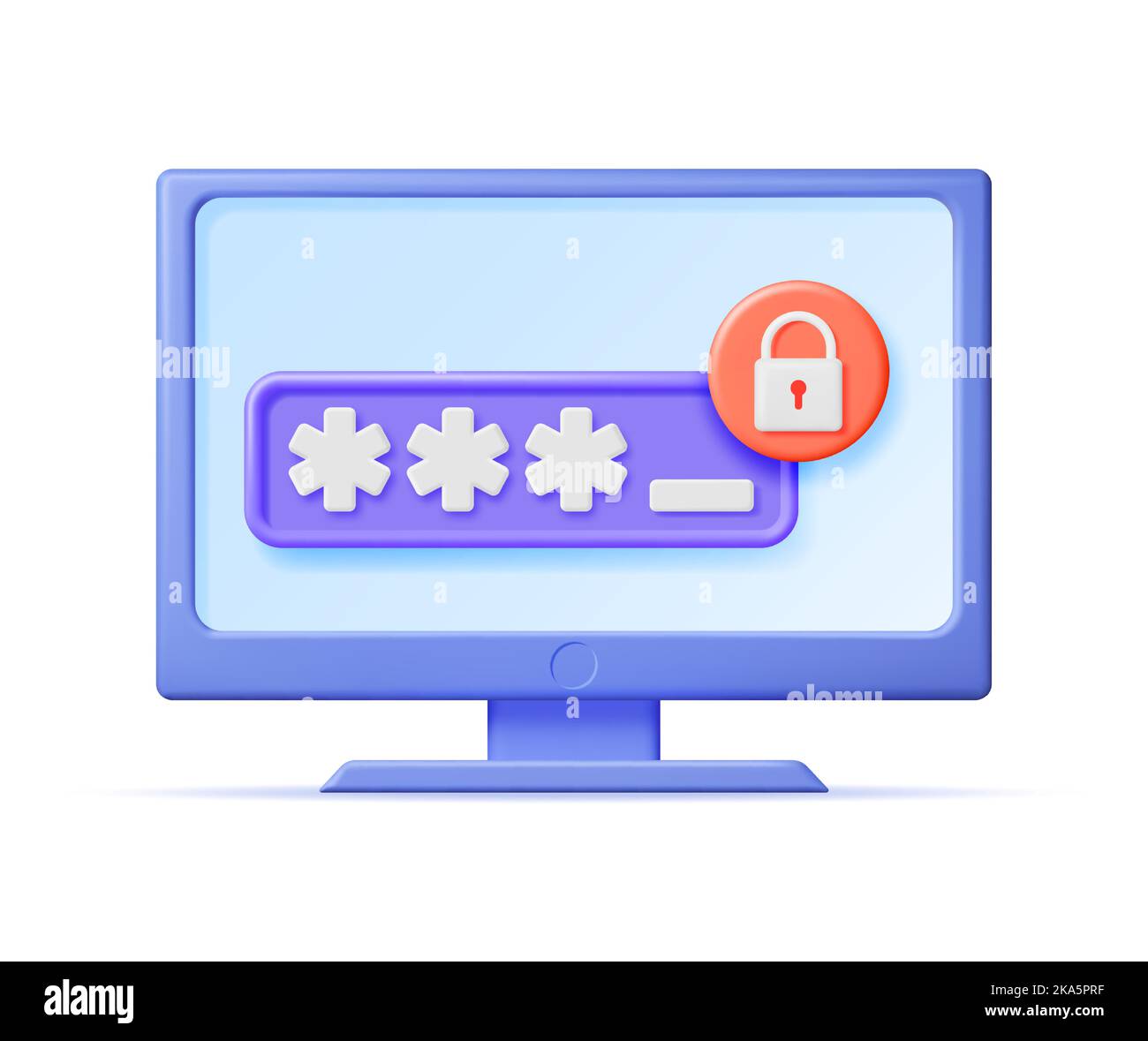 Computer internet security 3d Stock Vector Images - Alamy