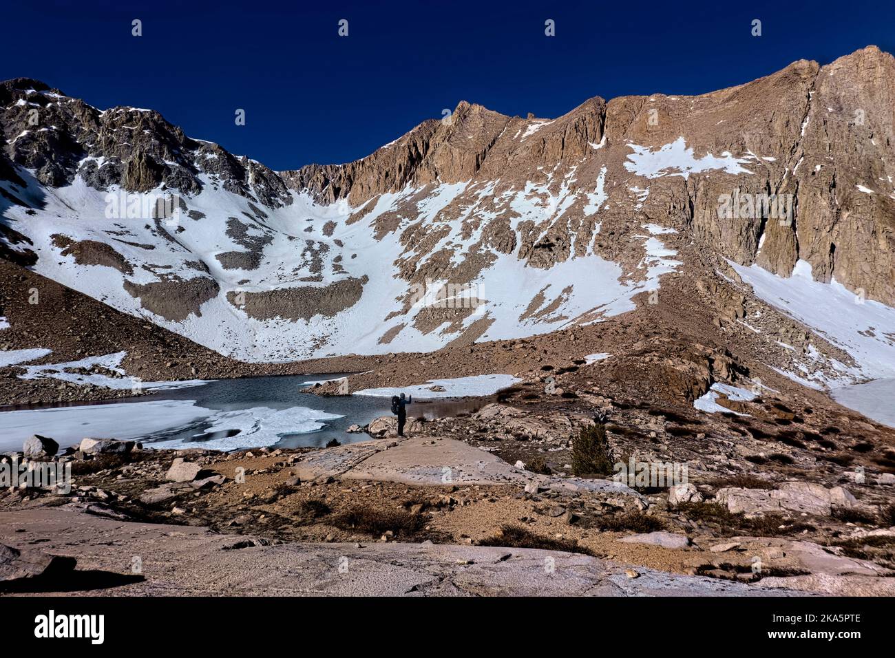 Hiking to Mather Pass, Kings Canyon National Park, High Sierras ...