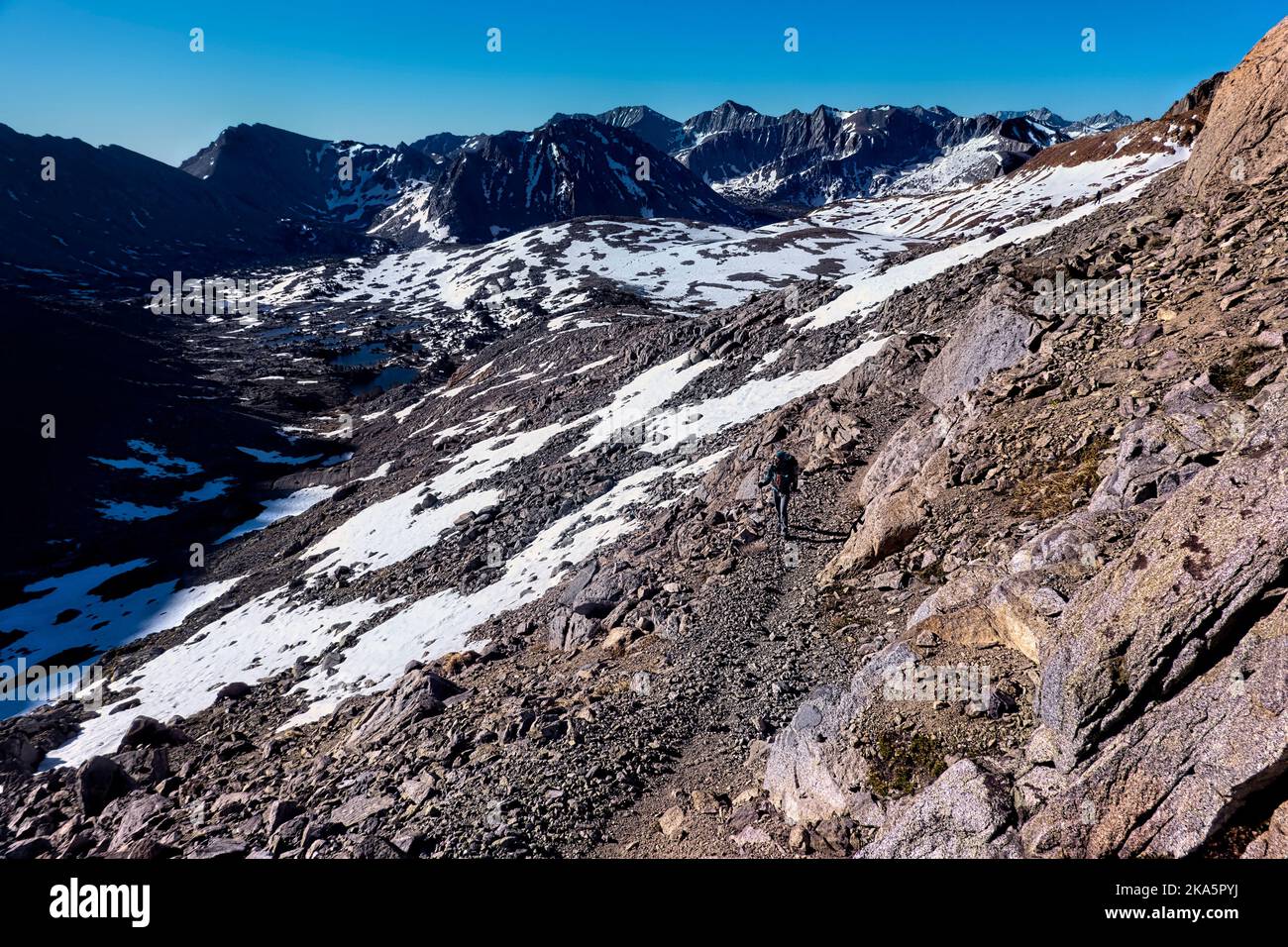 Hiking to Pinchot Pass, Kings Canyon National Park, Pacific Crest Trail ...
