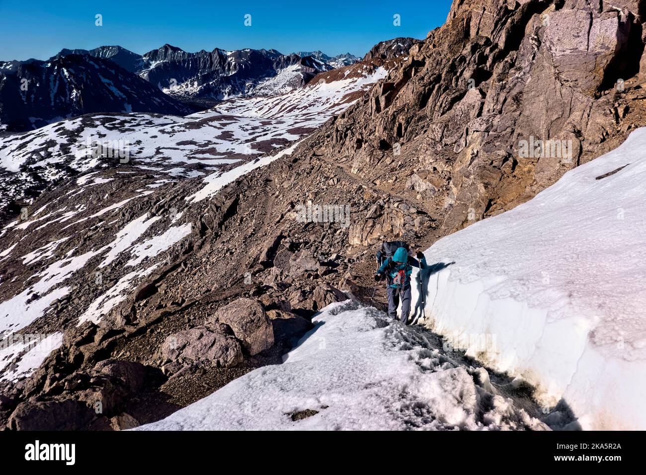Hiking to Pinchot Pass, Kings Canyon National Park, Pacific Crest Trail ...