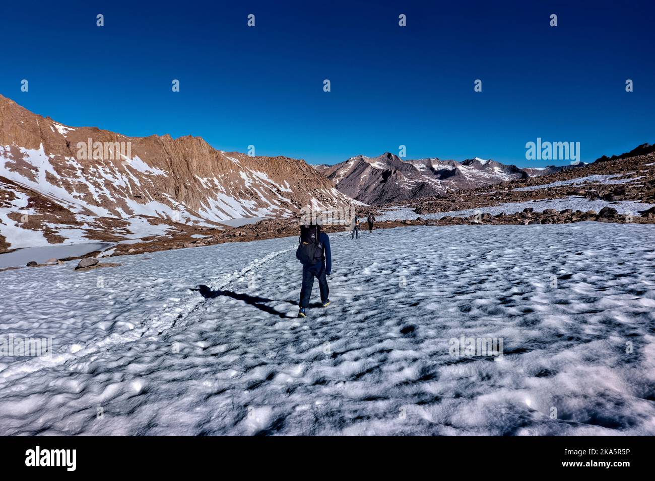 Descending Pinchot Pass, Kings Canyon National Park, Pacific Crest ...