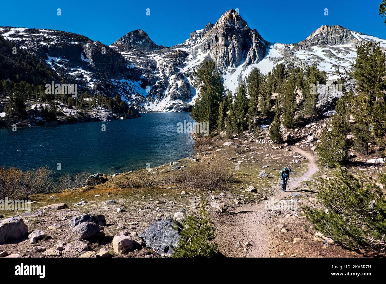 Hiking near Glen Pass, Kings Canyon National Park, Pacific Crest Trail ...