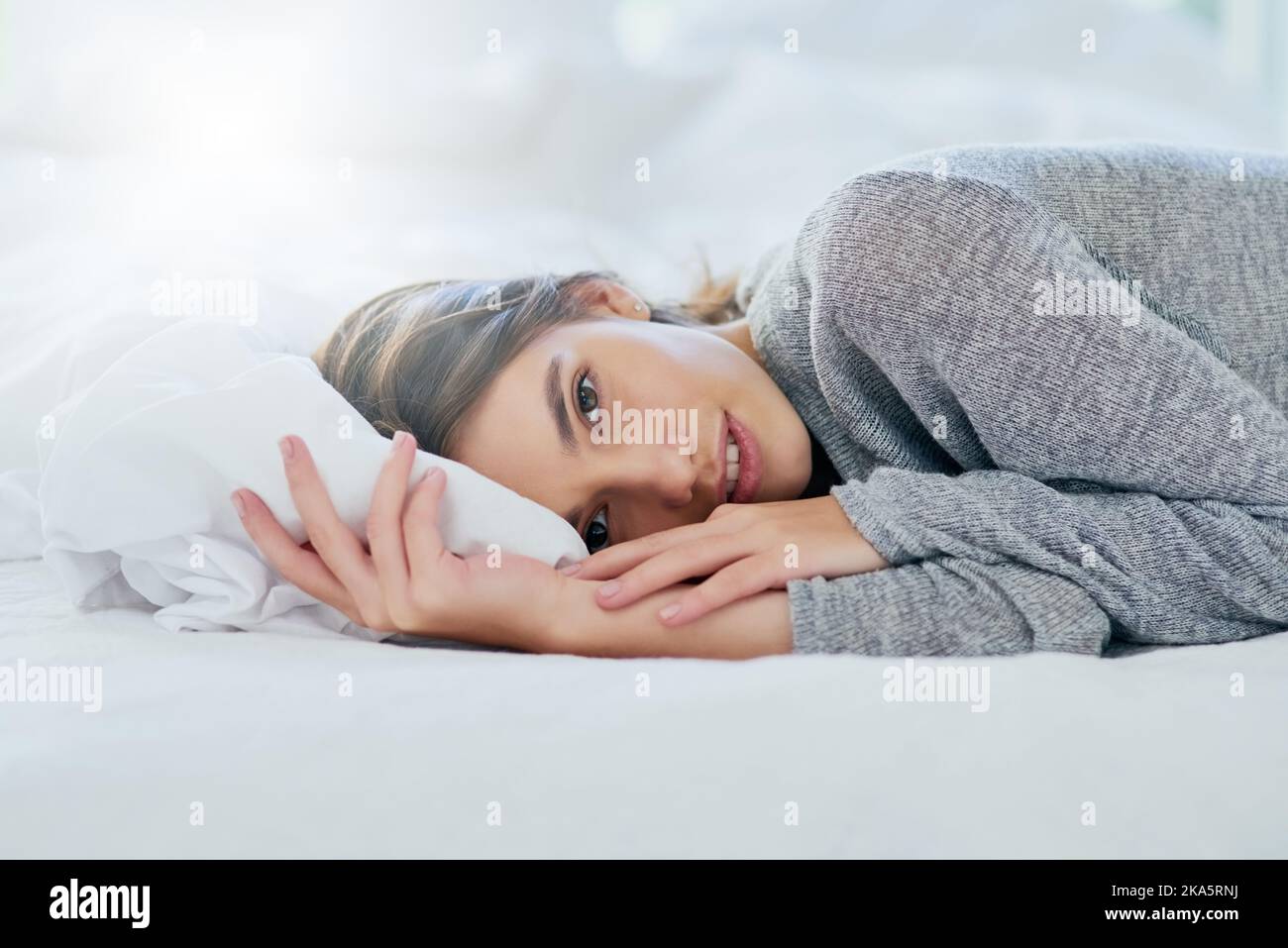 I need to catch up on some sleep. Portrait of an attractive young woman ...