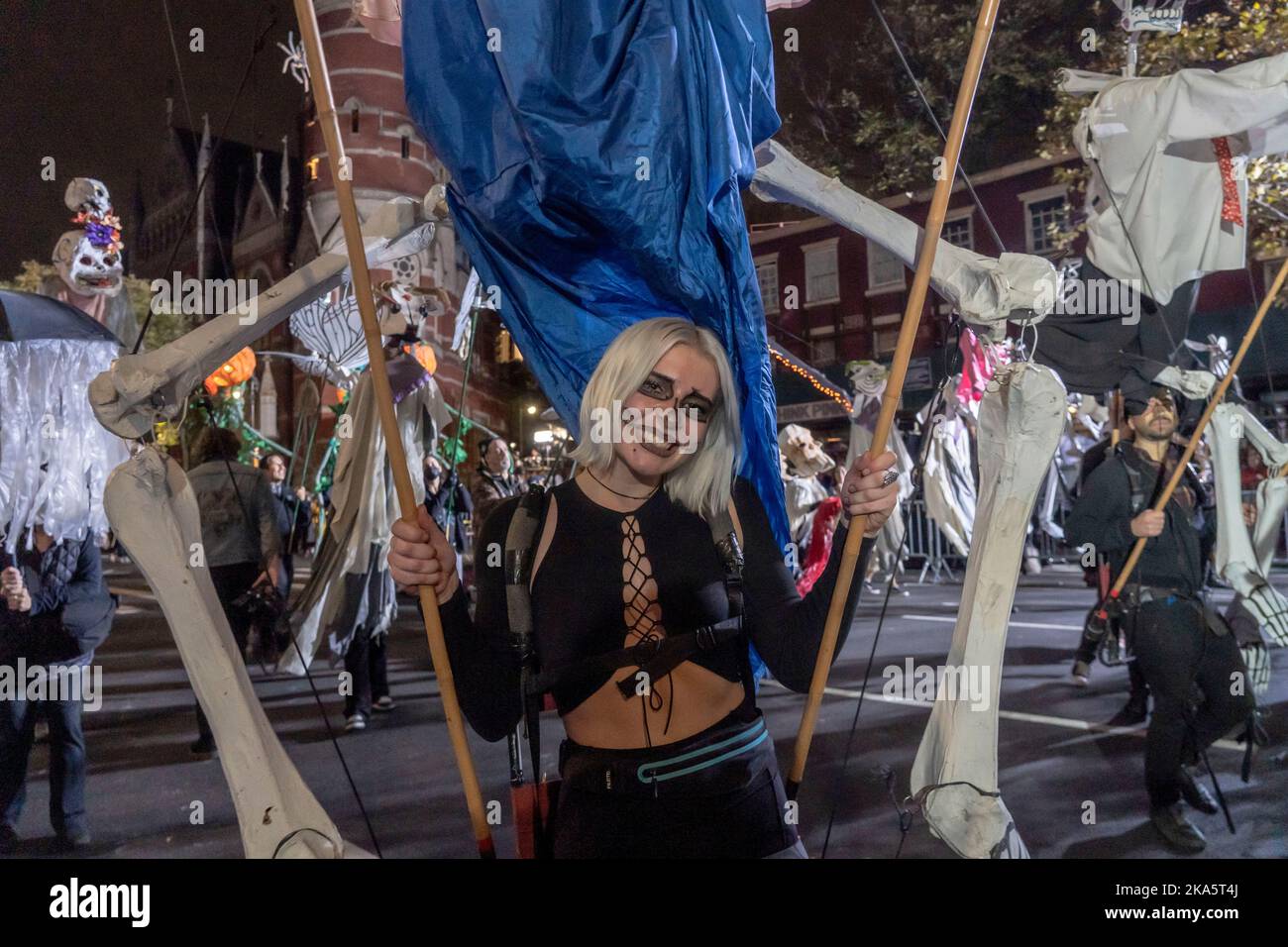 NEW YORK, NY - OCTOBER 31: Puppeteers participate in New York City's ...