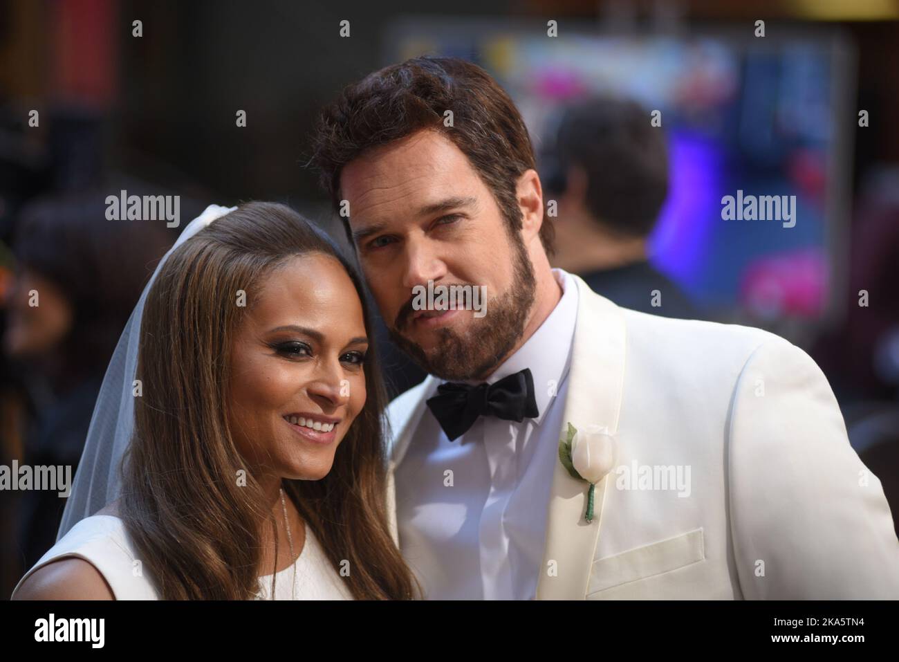 Kristen Welker and Peter Alexander attend the Today TV Show Halloween ...