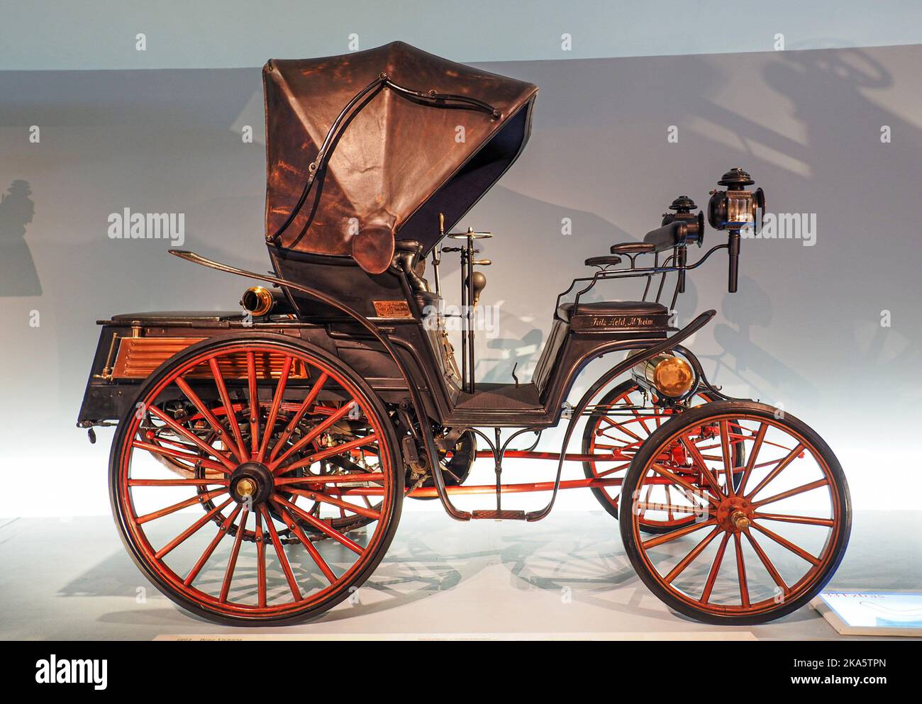 Stuttgart, Germany. 28th Oct, 2022. 1893 Benz Victoria at the Mercedes ...