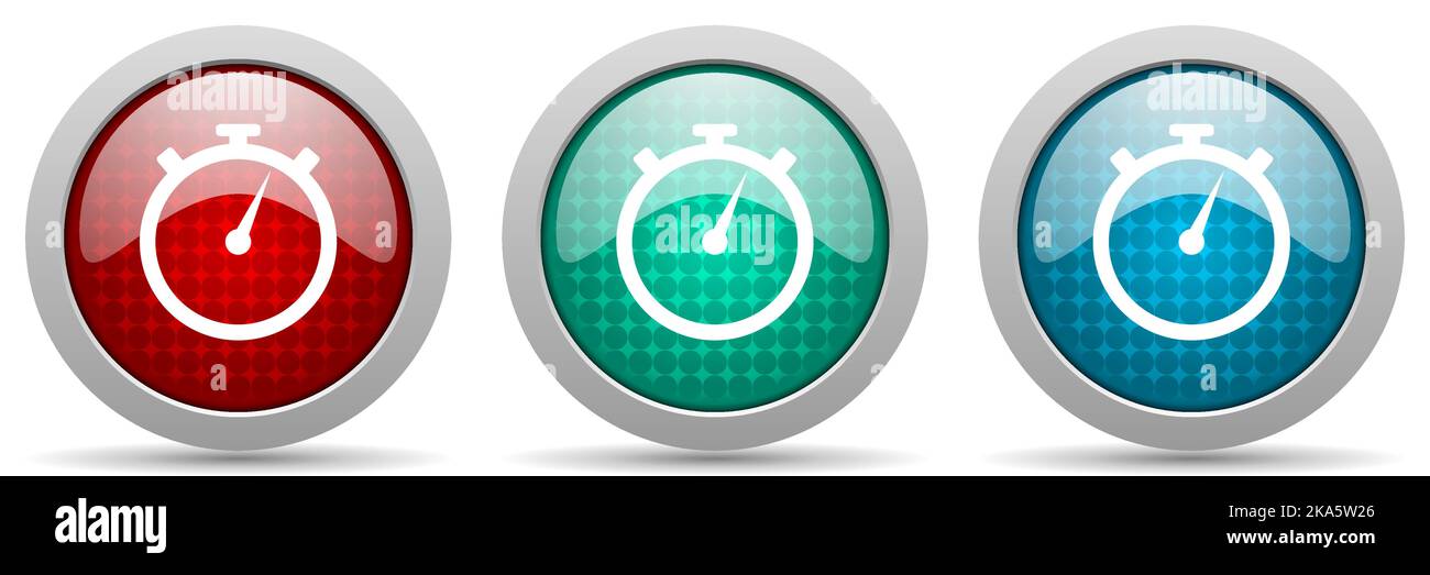 Collection chronometer timer web Stock Vector Images - Alamy