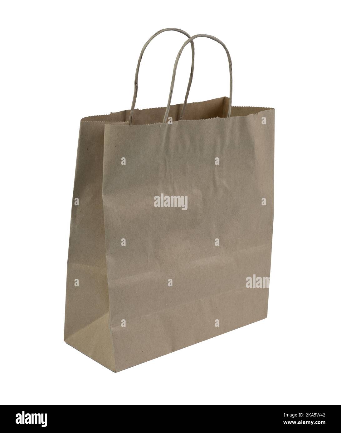 a paper bag on a transparent background Stock Photo - Alamy