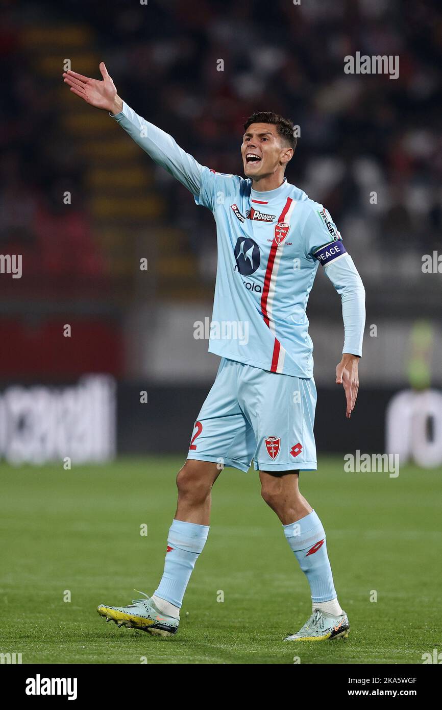 U-Power Stadium, Monza, Italy, October 31, 2022, Matteo Pessina of AC ...