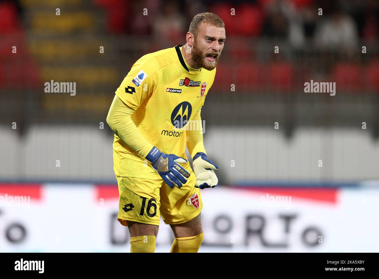 U-Power Stadium, Monza, Italy, October 31, 2022, Michele Di Gregorio of ...