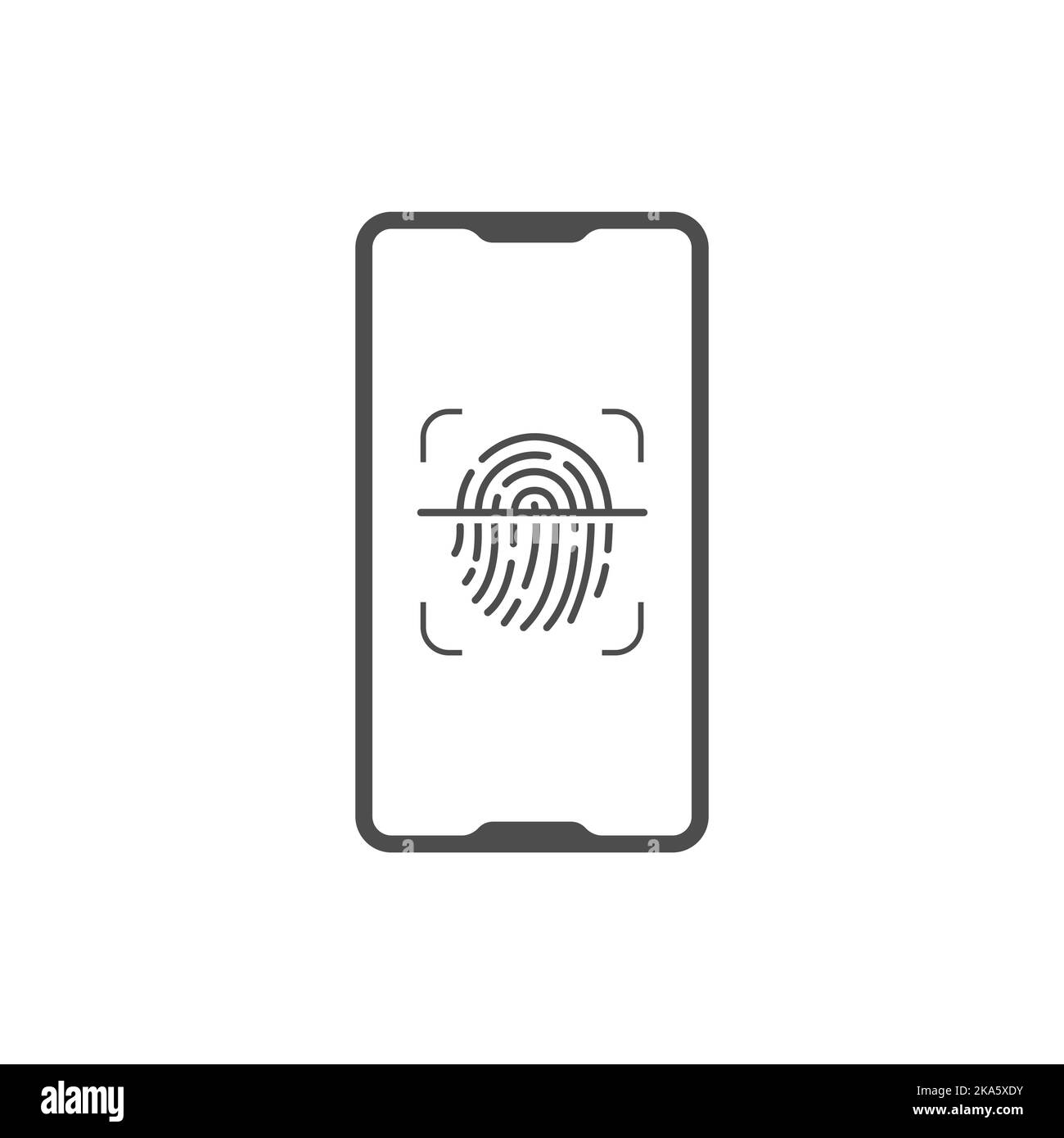Fingerprint comparison Stock Vector Images - Alamy