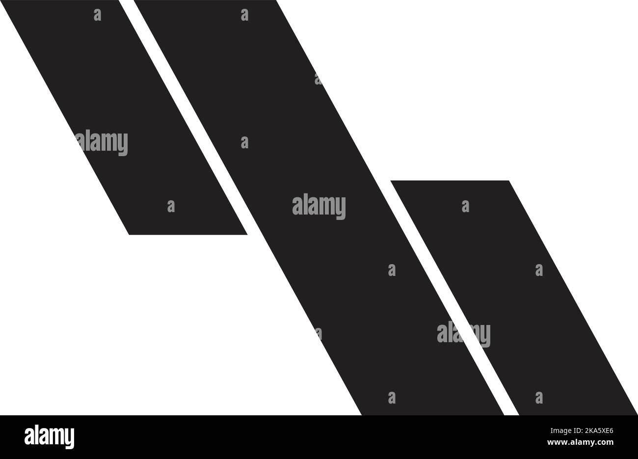 Abstract folding logo illustration in trendy and minimal style isolated ...