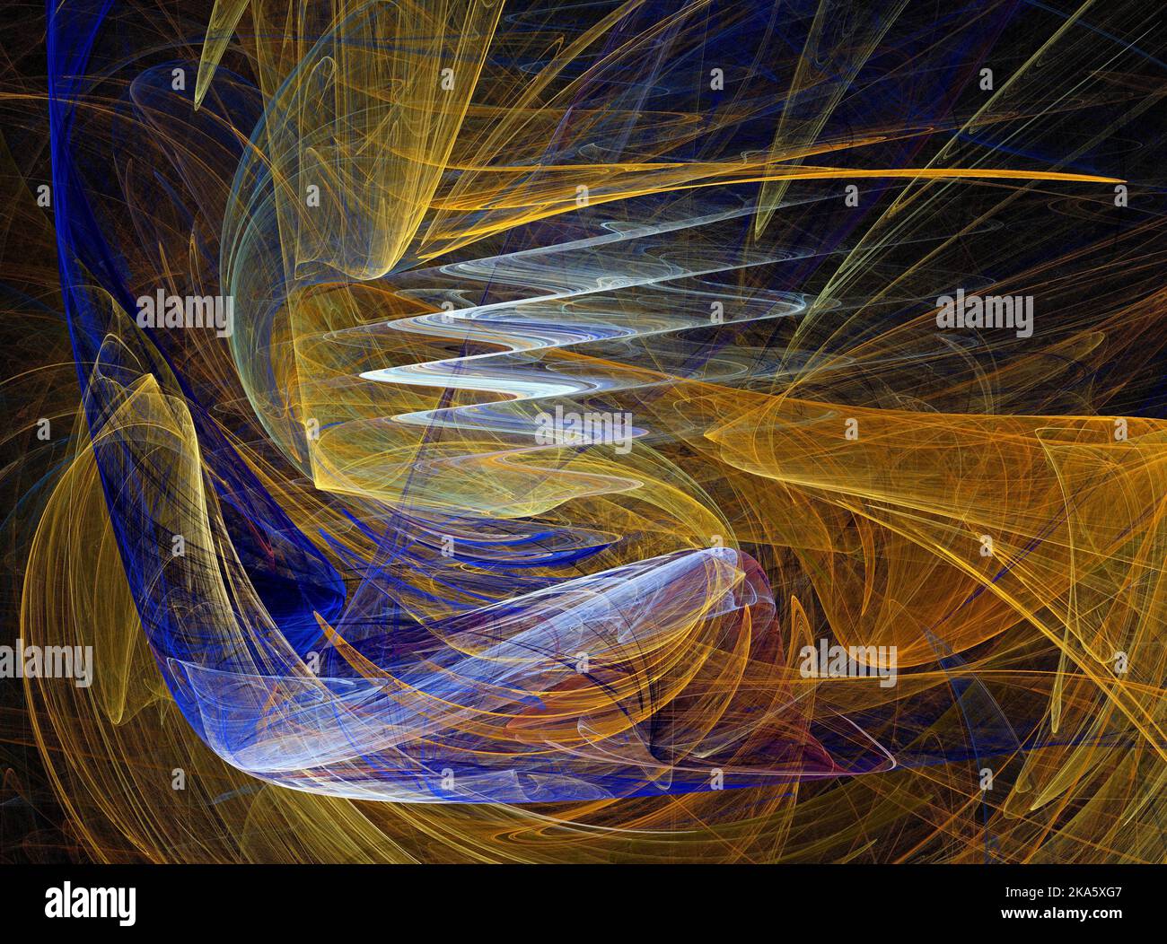 Abstract fractal graphics. Design element. Black background Stock Photo ...